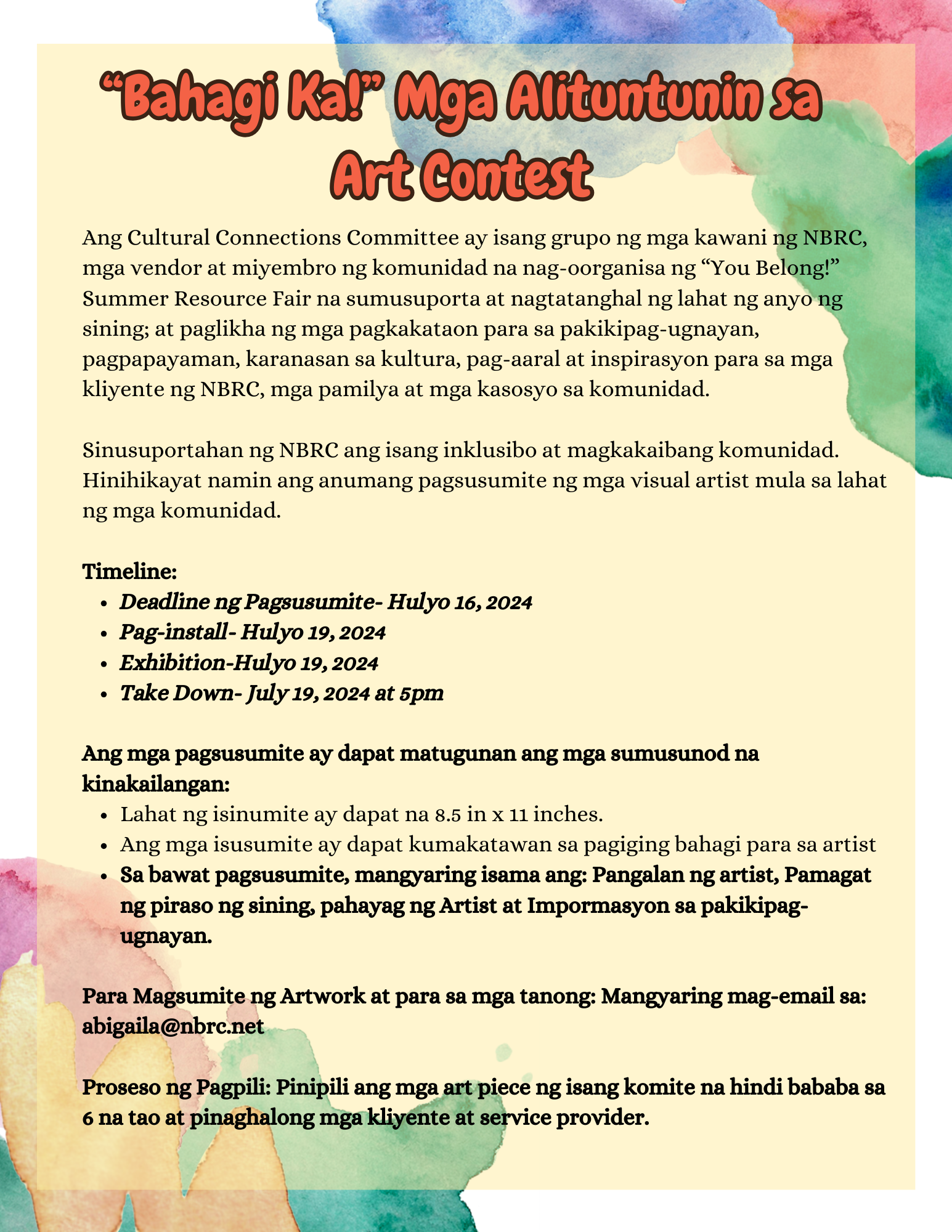 You Belong! An NBRC Fun Fest Celebrating Community & All Identities ...