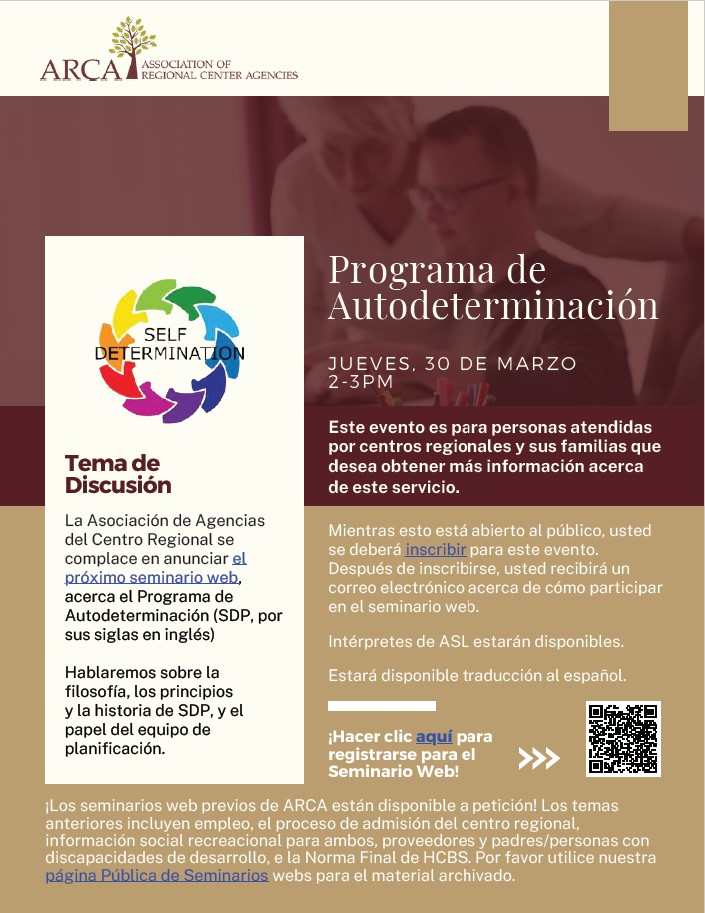 Self-Determination Program Webinar on March 30th - North Bay Regional ...