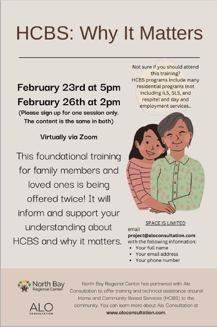 Home & Community Based Services Virtual Training 2/23 & 2/26 - North ...