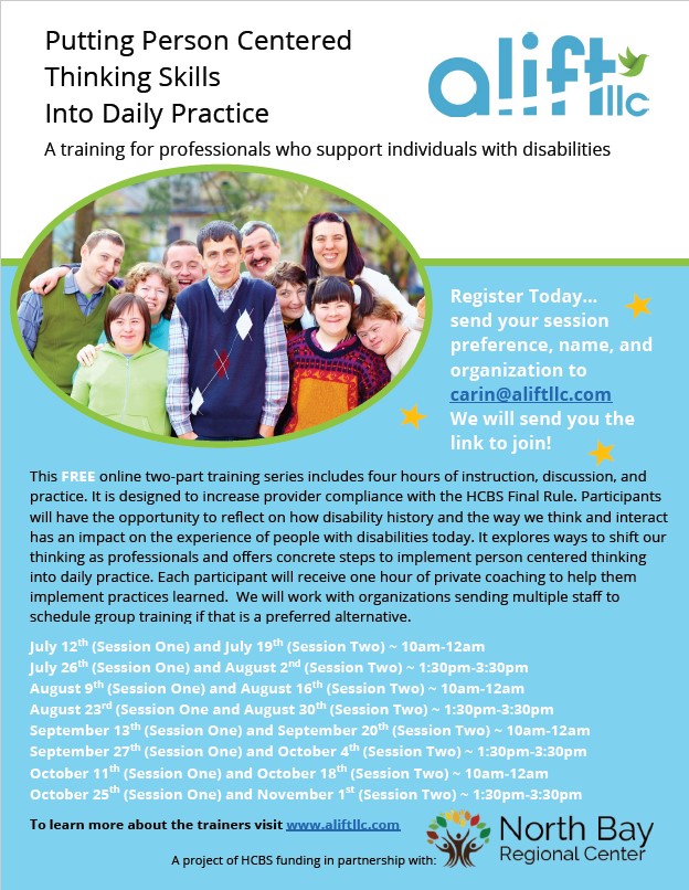 Person Centered Thinking Training