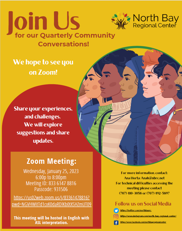 Next Quarterly Community Conversation January 25th at 6pm-8pm - North ...